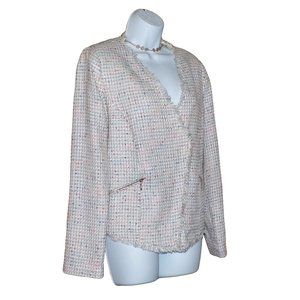 Mango | Jackets & Coats | Nwot Mango Frayed Trim Boucle Jacket | Poshmark